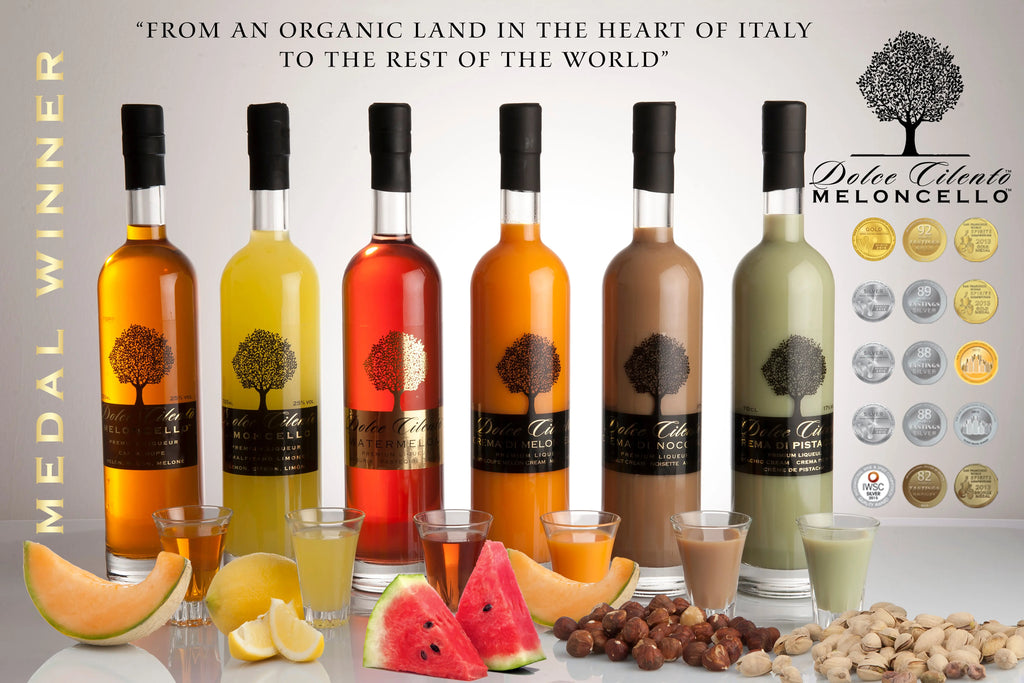 Dolce Cilento Meloncello Liqueur 25% | 700ml | Premium Italian Flavor